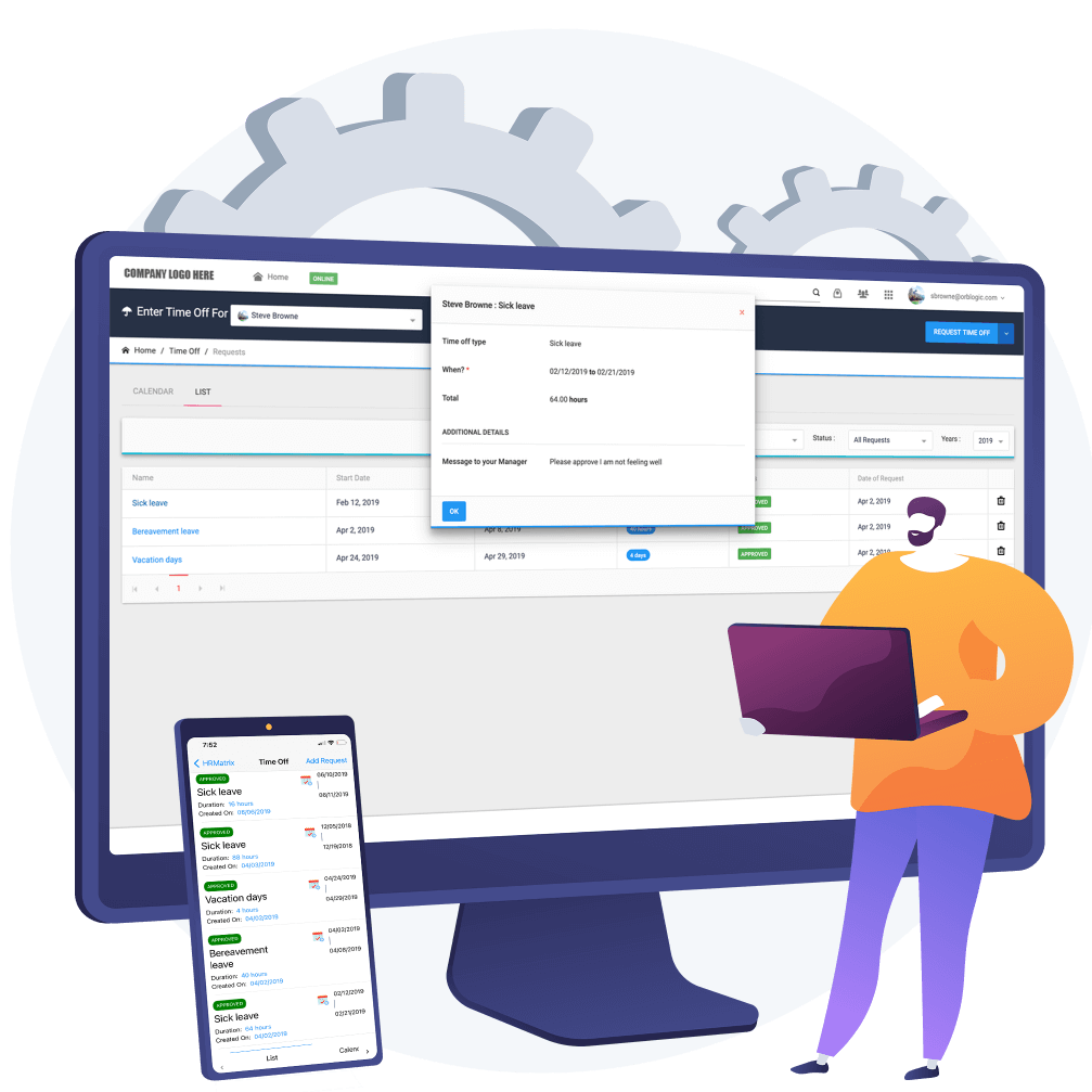 PTO Tracking Software | Paid Time Off Software | HRMatrix Time-Off ...